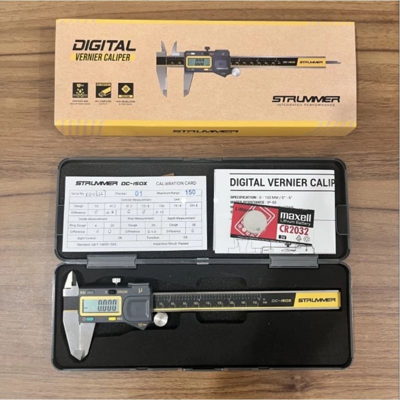Jual Sigmat Sketmat Digital Vernier Caliper Strummer DC-150X Jangka ...