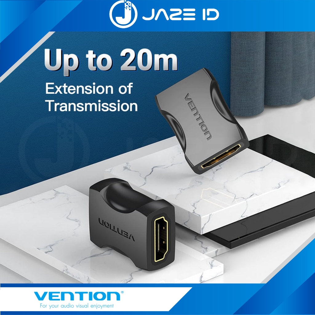 Jual Vention Adapter HDMI Female to HDMI Female 4K Extension | Shopee ...