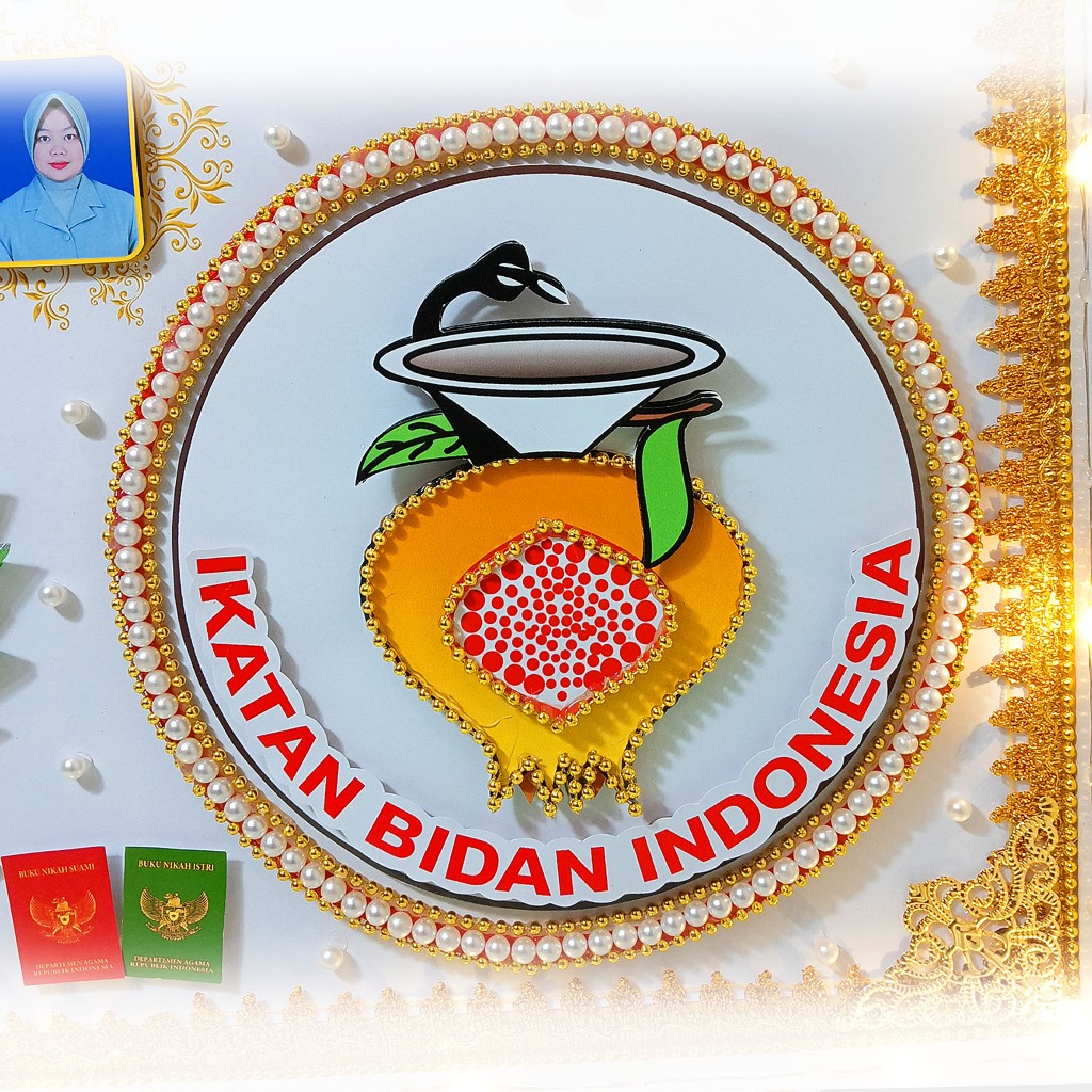 Jual mahar Logo estetik pernikahan perawat IBI bidan | Shopee Indonesia