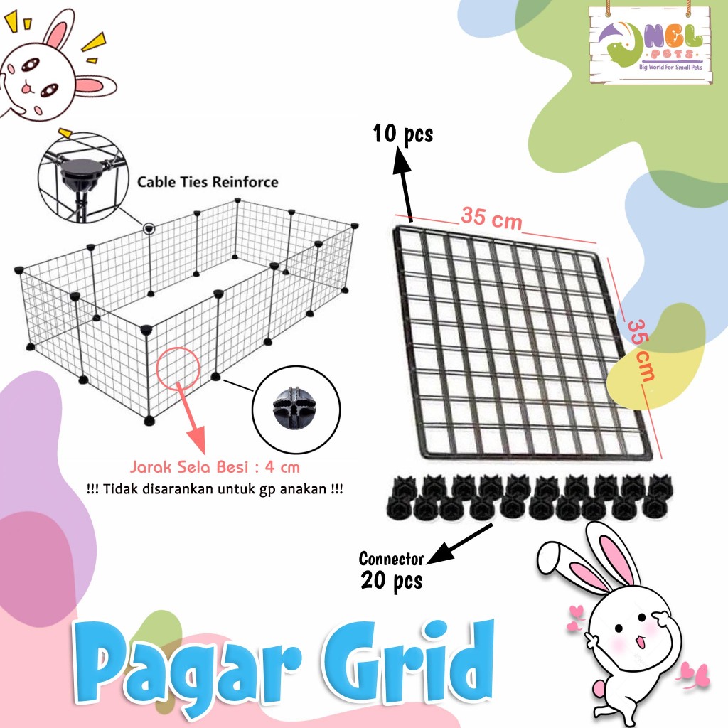 Jual PAGAR GRID KANDANG/PAGAR UMBARAN HEWAN/C&C GRID CAGE/PAGAR HEWAN ...