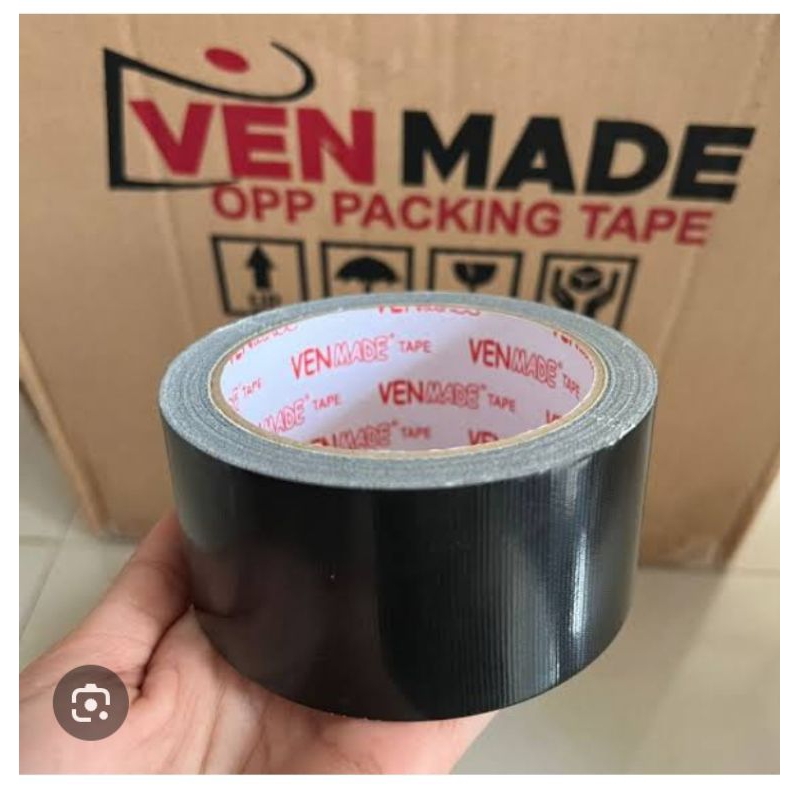 Jual lakban kain hitam lakban jilid 45mm | Shopee Indonesia