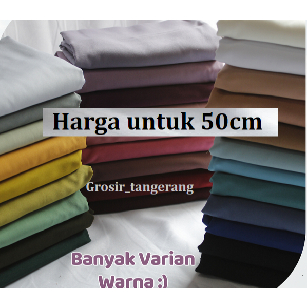 Jual Kain Bahan Wolfis Premium Grade A Harga 50cm Bahan Wolvis Tebal | Shopee Indonesia
