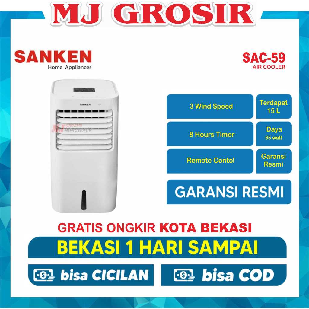 Jual AIR COOLER SANKEN SAC 59 PENDINGIN RUANGAN HEMAT LISTRIK | Shopee ...