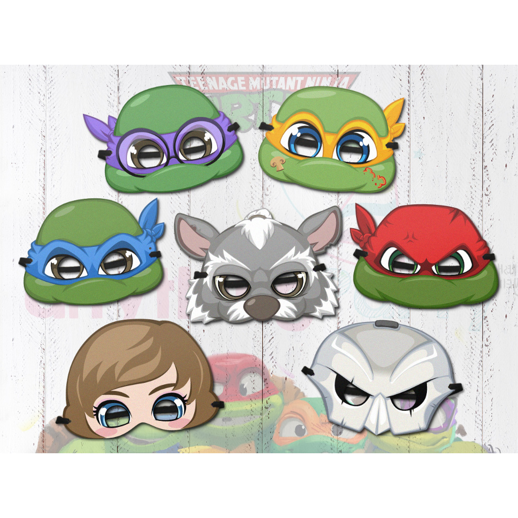 Jual Topeng Pesta Ultah Karakter Kura-kura Ninja Turtles TMNT ...