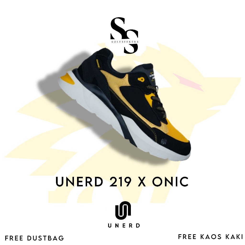 Jual Sepatu Unerd Onic Yellow Throne Original Sepatu Sneakers Casual ...