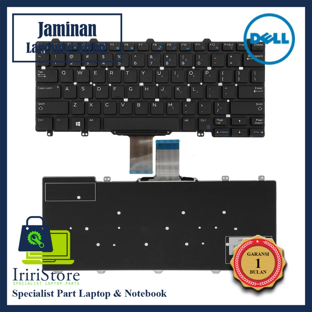 Jual Keyboard Dell Latitude 13 3340 3550 14 5480 5488 7450 7480 7490 ...