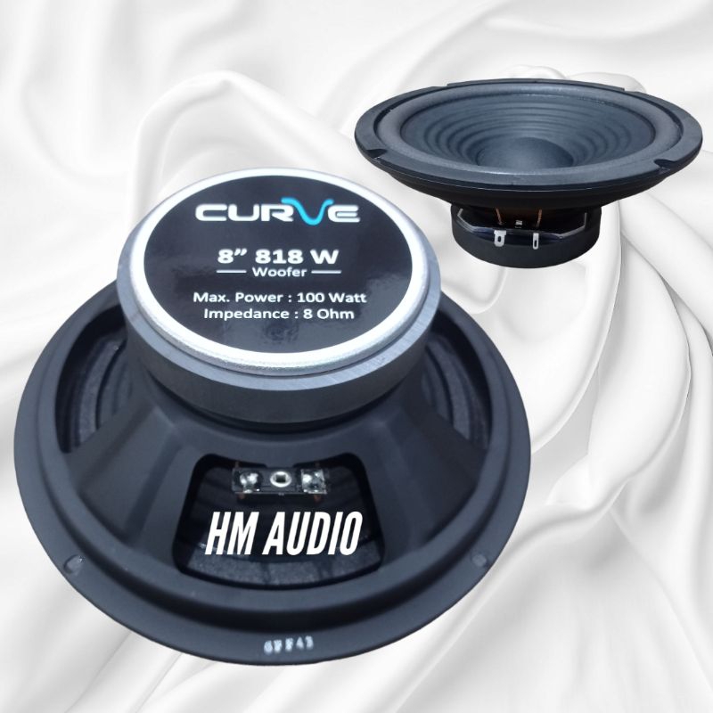 Jual Speaker 8 Inch Curve 818 Woofer | Shopee Indonesia
