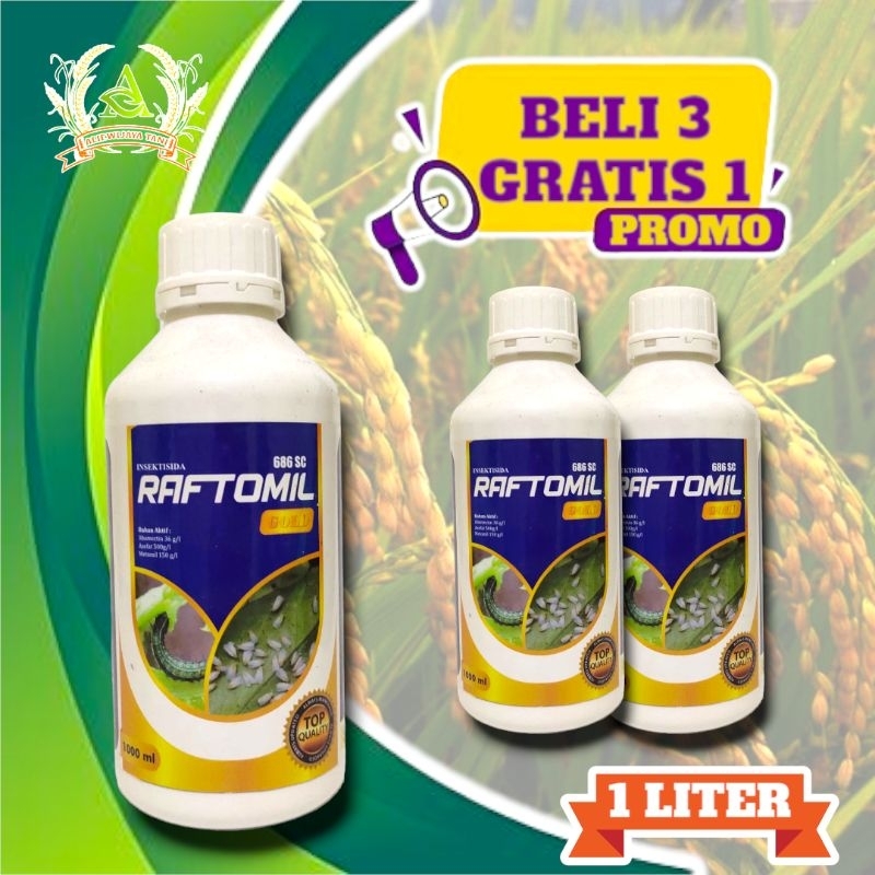 Jual RAFTOMIL GOLD 686SC BAHAN AKTIF INSEKTISIDA ABAMECTIN ASEFAT ...