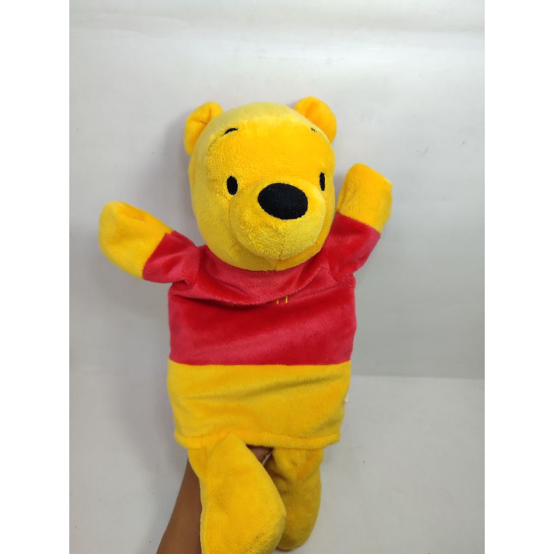 Jual boneka Winnie the Pooh bear boneka tangan original | Shopee Indonesia
