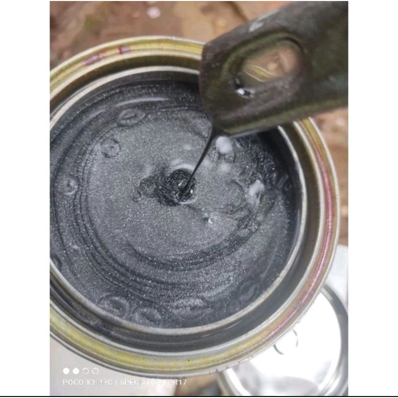 Jual cat dark grey metalik NC 200ml | Shopee Indonesia