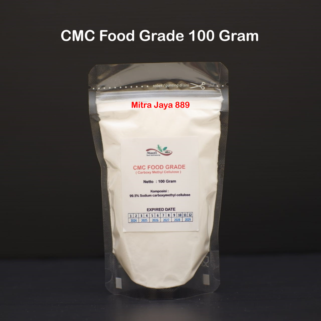 Jual CMC Food Grade 100g / Carboxymethyl Cellulose / Karboksimetil ...