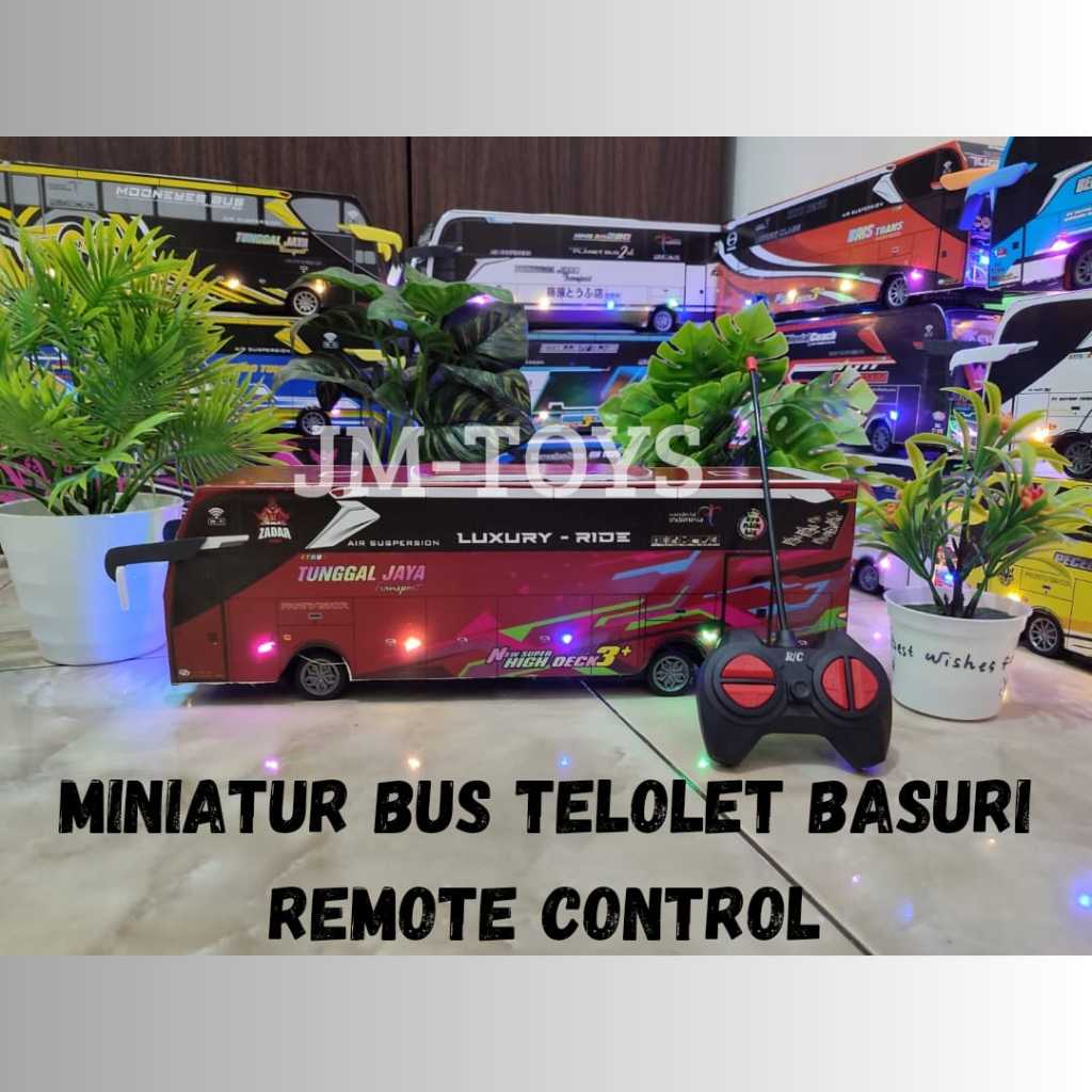 Jual MINIATUR BUS TELOLET BASURI ARMAGEDDON TUNGGAL JAYA REMOT CONTROL ...