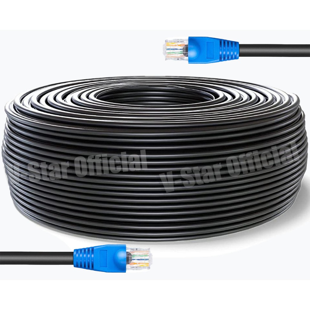 Jual Kabel Lan Wifi Outdoor 50 Meter STP Indihome Biznet CAT-5E ...