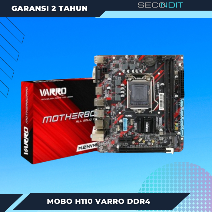 Jual motherboard h110 ddr4 nvme varro socket lga 1151 | Shopee Indonesia