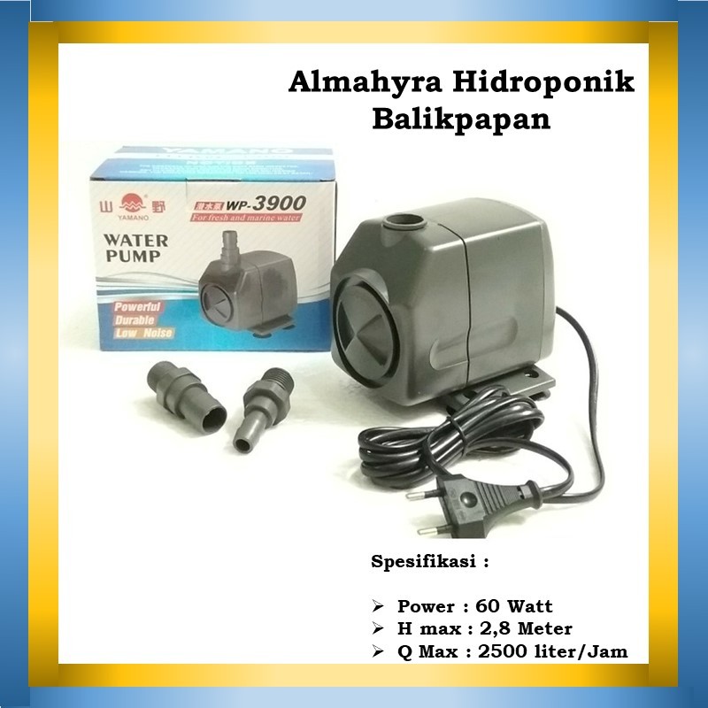 Jual Pompa Yamano WP 3900 Daya 60 Watt, Head 2,8 Meter Hidroponik ...