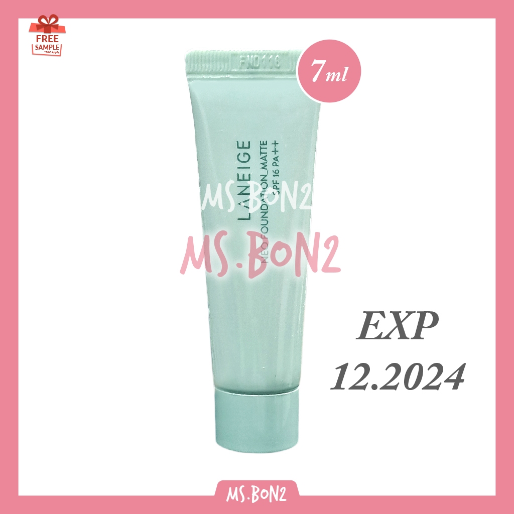 Jual LANEIGE Neo FOUNDATION Matte / Glow Sample Travel Tester Mini ...