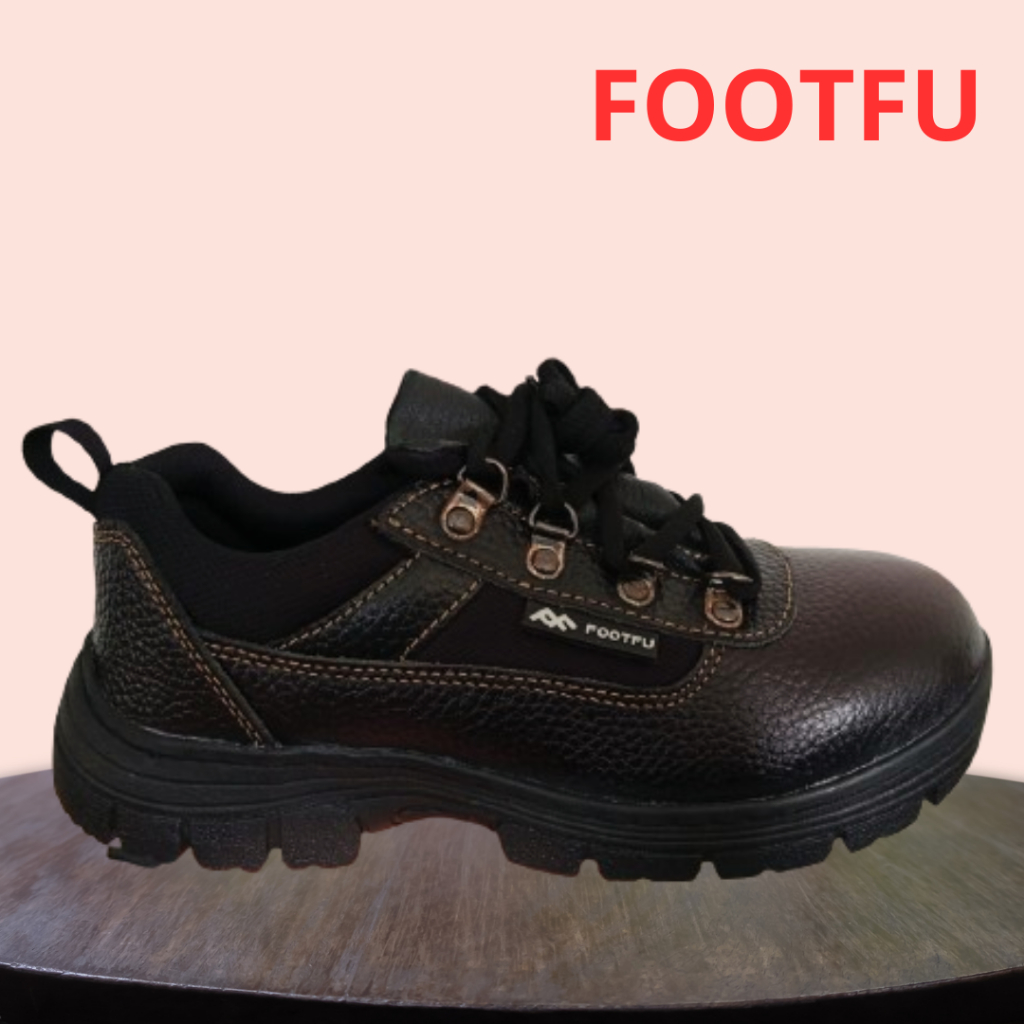 Jual Sepatu Kulit Safety Sepatu Kerja | Sepatu Pria Kulit FF02 FOOTFU ...