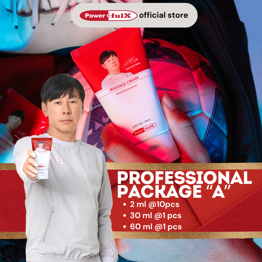 Jual Professional Massage Cream PowerfulX (Bundling Offer A) / Shin Tae ...