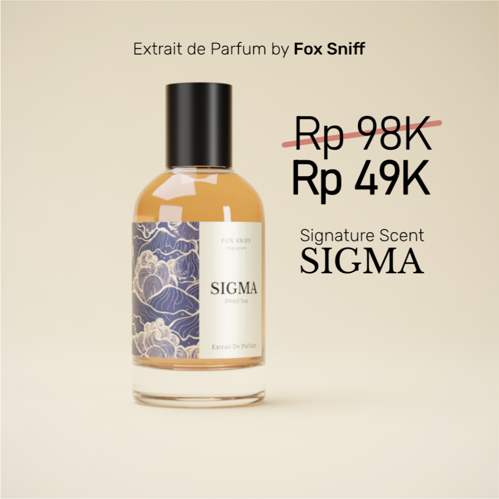 Jual Sigma Perfume for Men Parfum Pria by Fox Sniff | Shopee Indonesia