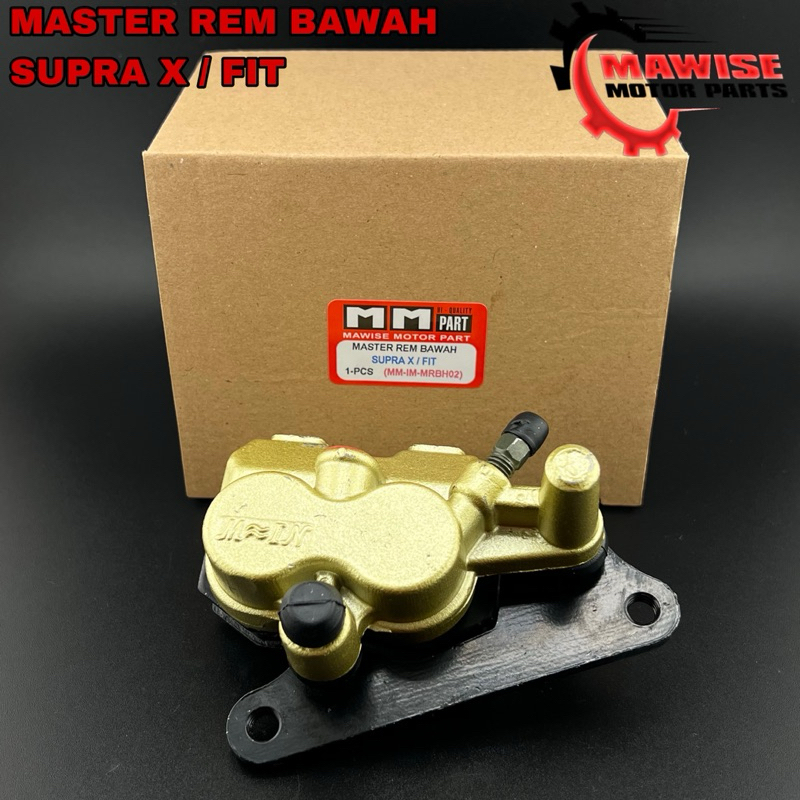 Jual MASTER REM BAWAH ASSY Supra x / Fit - Kaliper Master Rem Cakram Depan EMAS Honda Supra X ...