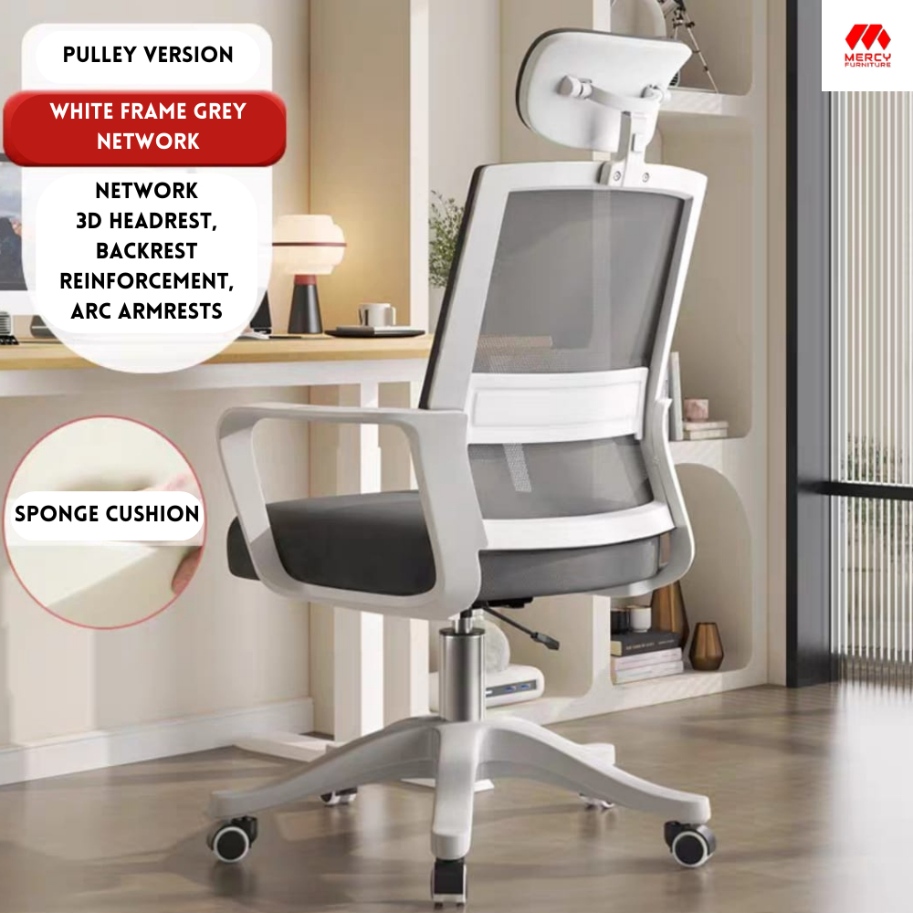 Jual Mercy Kursi Headrest Roda Kursi Staf Kursi Kerja Kursi Kantor ...