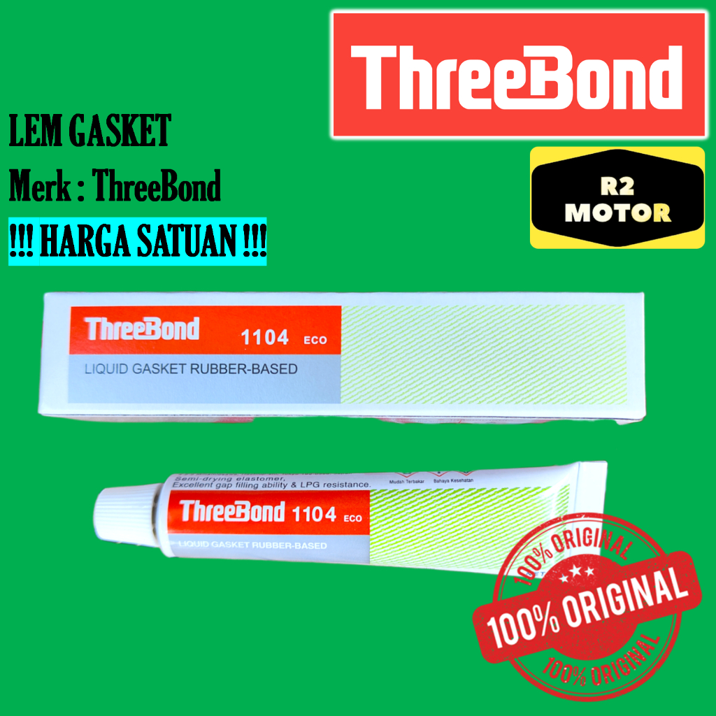 Jual THREEBOND LEM GASKET PAKING 25GR 1104 ECO TAHAN PANAS ORIGINAL | Shopee Indonesia