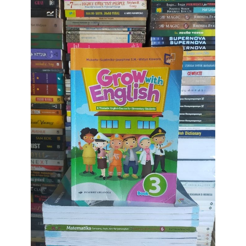Jual Buku Original :GROW with ENGLISH Book 3 - Erlangga | Shopee Indonesia