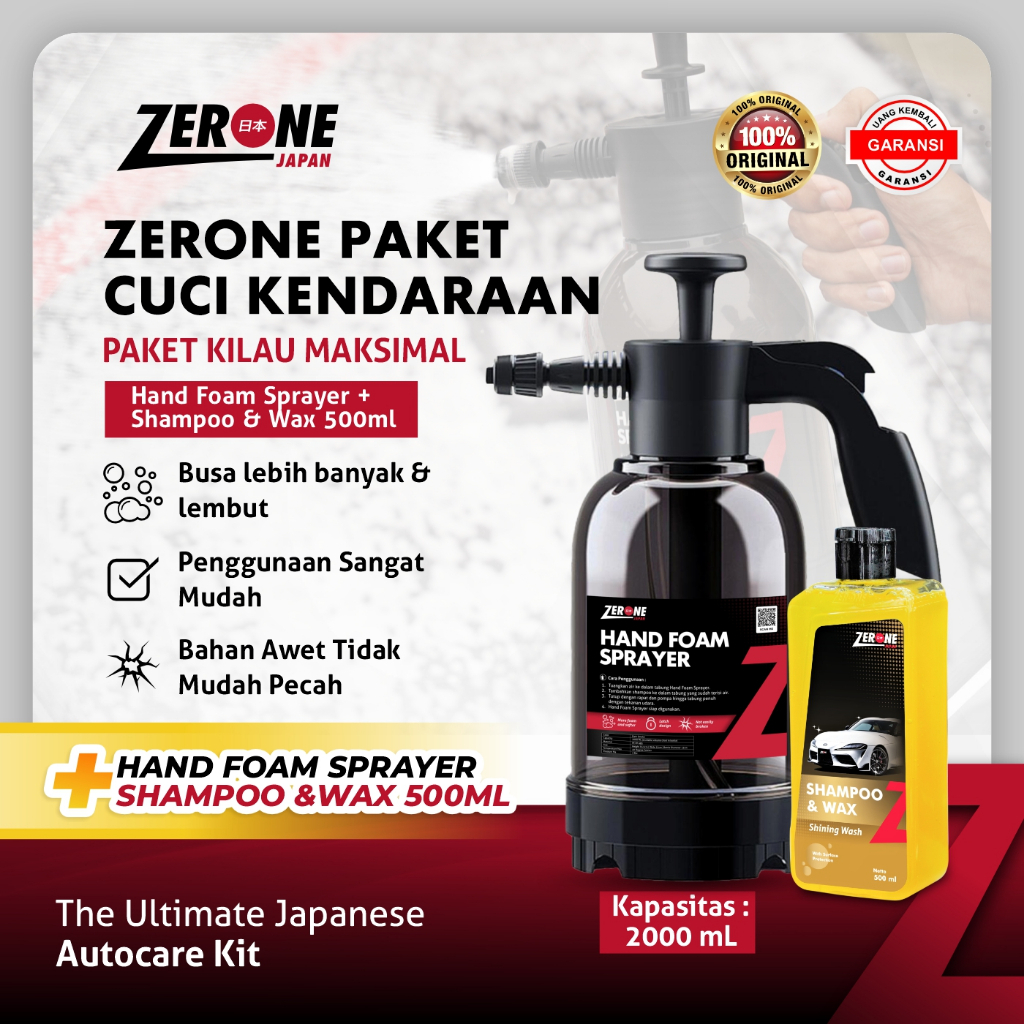 Jual Zerone Alat Semprot Cuci Motor Mobil Salju Snow Wash Sprayer Hand ...
