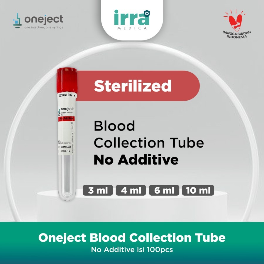Jual Oneject Blood Collection Tube No Additive (Tabung Darah Serum ...