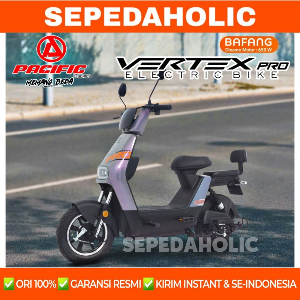 Jual Sepeda Listrik PACIFIC VERTEX PRO 650 Watt 20 AH Electric E Bike ...