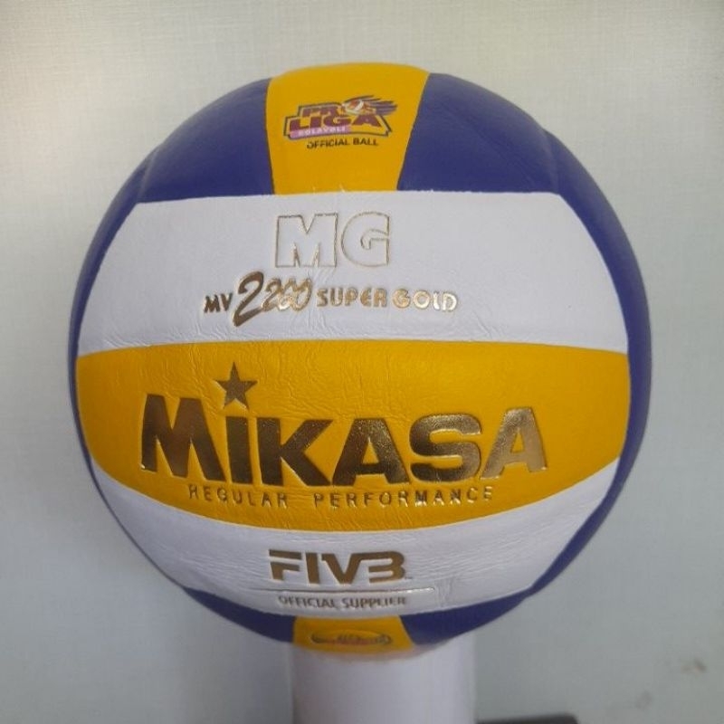 Jual BOLA VOLI MIKASA MV 2200 SUPER GOLD Original | Shopee Indonesia