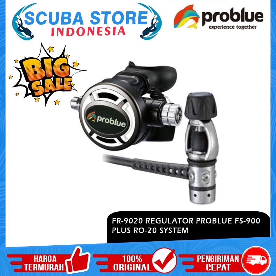Jual FR-9020 Regulator Diving Problue 1st Stage Piston Unbalanced 2nd Second Stage Adjustable ...