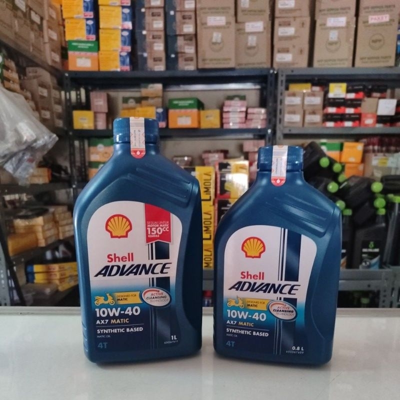 Jual OLI SHELL ADVANCE AX7 10W-40 MATIC | Shopee Indonesia