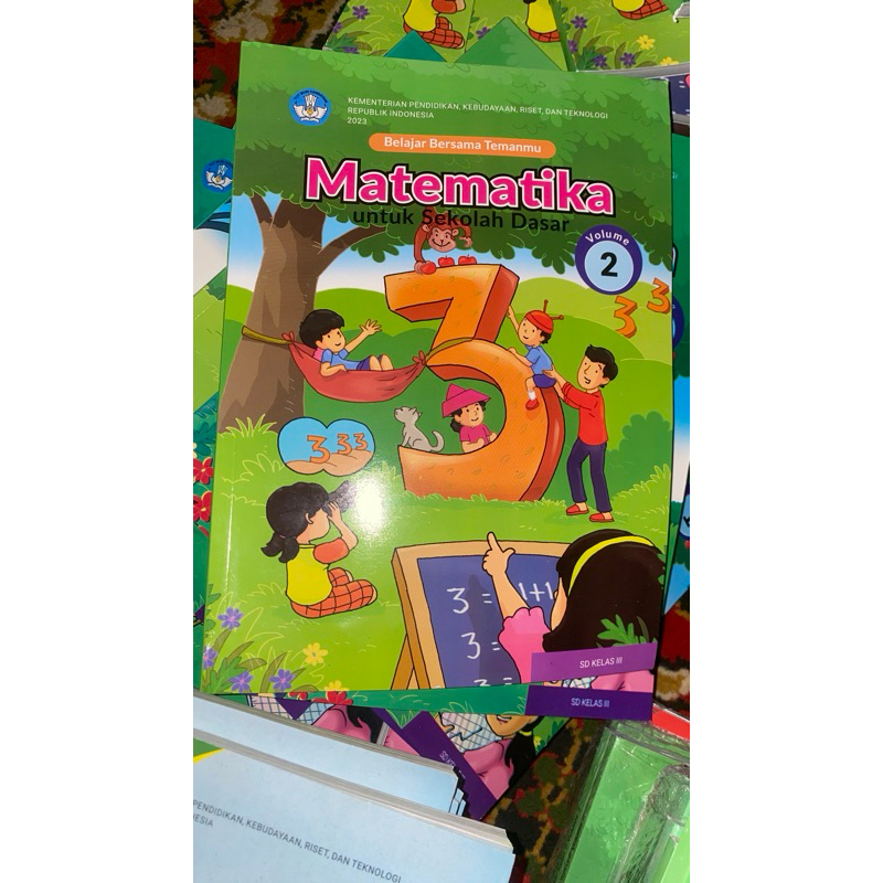 Jual Buku Matematika Kelas 3 SD VOL. 2 Kurikulum Merdeka 2022 | Shopee Indonesia