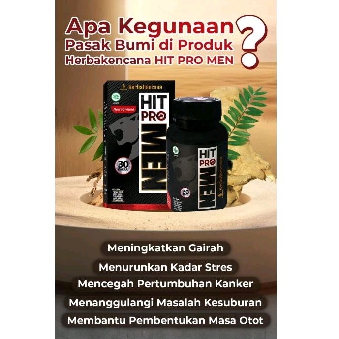 Jual HIT PRO MEN 30 KAPSUL - (BPOM & Halal) | Shopee Indonesia