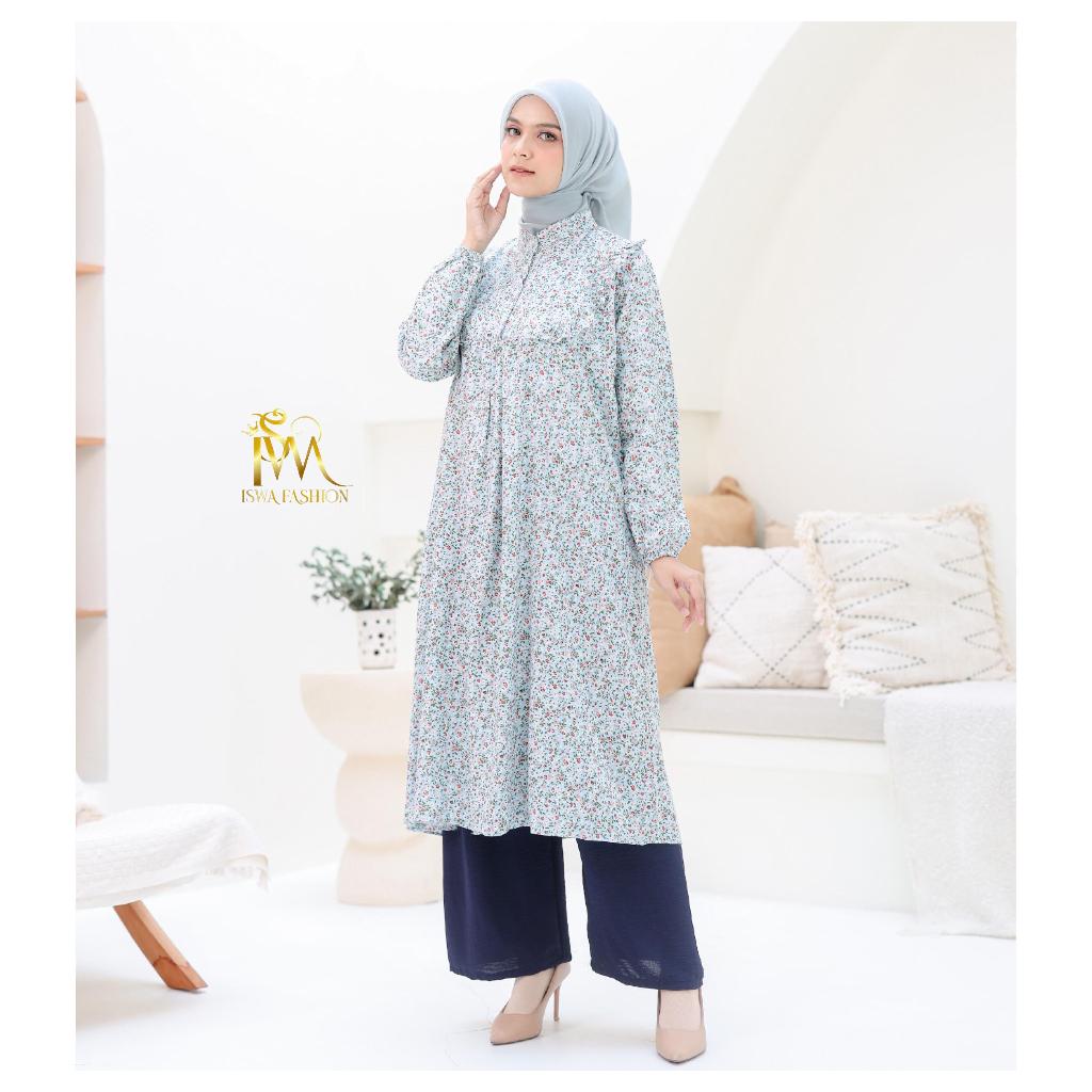 Jual Setelan Tunik wanita terbaru kekinian // AZZURA SET TUNIK | Shopee ...