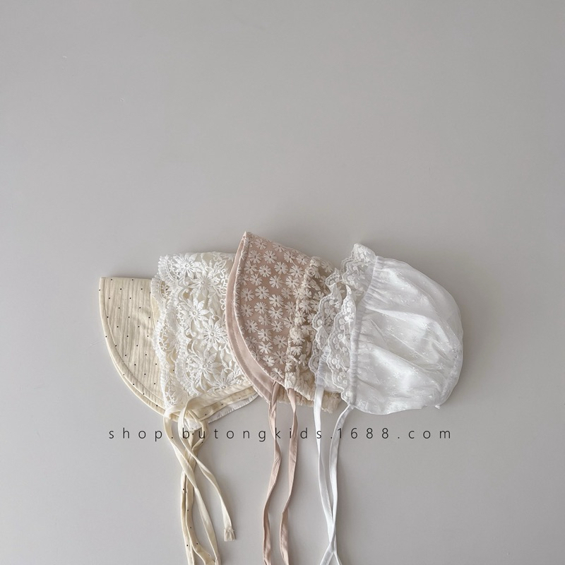 Jual Bonet bayi perempuan renda / Lisa bonet | Shopee Indonesia