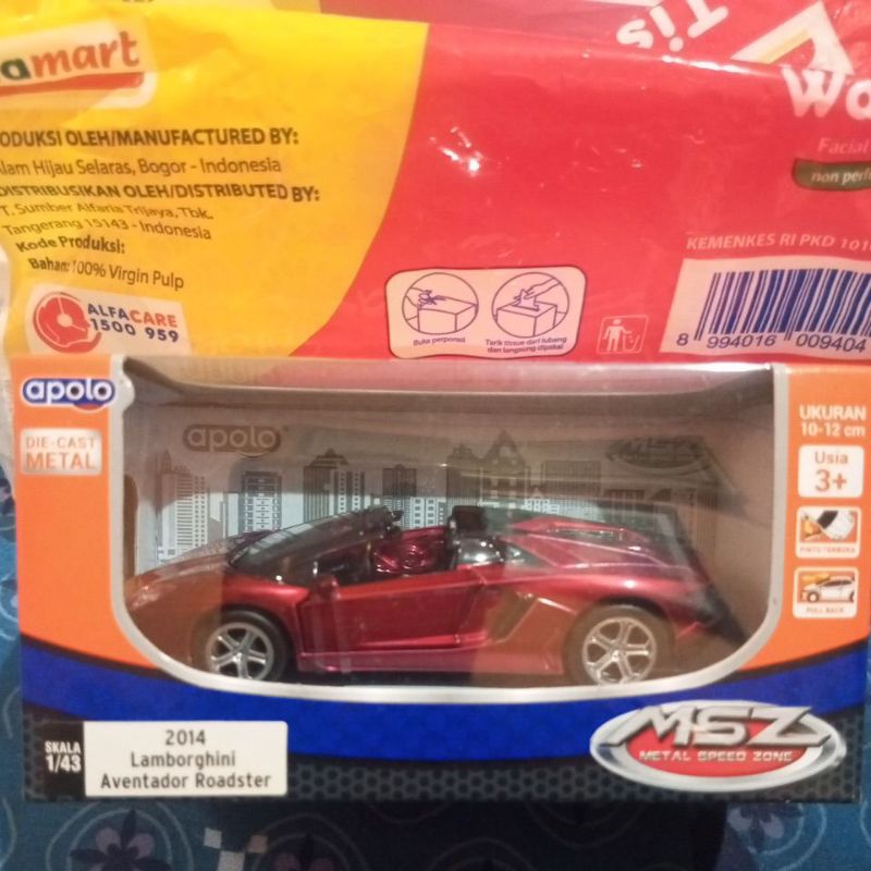 Jual DIECAST APOLO 2014 LAMBORGHINI AVENTADOR ROADSTER | Shopee Indonesia