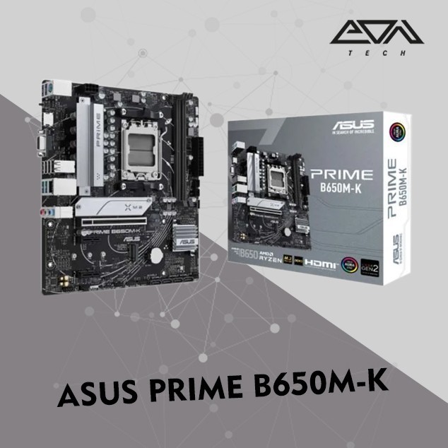 Jual ASUS PRIME B650M-K MOTHERBOARD M-ATX AMD Socket AM5 DDR5 | Shopee Indonesia