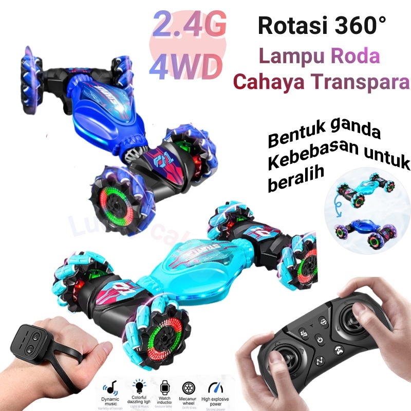 Jual Lucky Cabin 4WD Transformer Pemanjat Tebing Mobil/RC Stunt Car ...