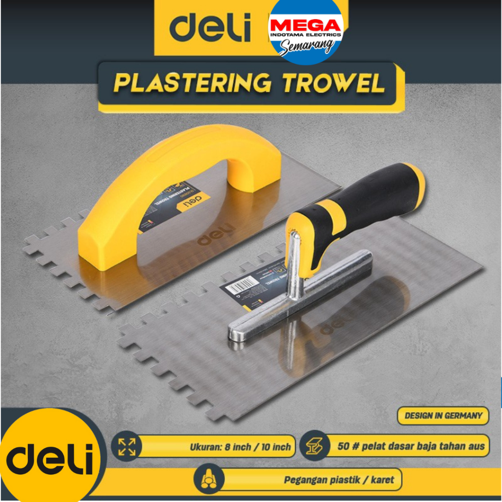 Jual Deli Roskam Raskam Gerigi 8 - 10 Inch Alat Plaster Acian Catok ...