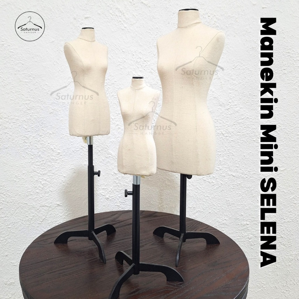 Jual Manekin Mini Skala Setengah Badan Bisa Tusuk Jarum Patung Manekin ...