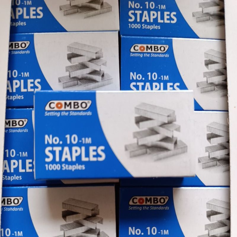 Jual ECER Isi Stapler Kecil / Staples Combo No.10 box kecil / Isi ...