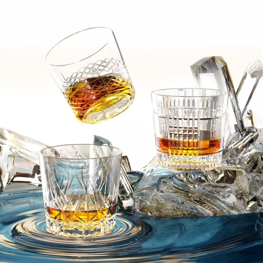 Jual Ocean Matter Fix Double Rock Gelas Minum Gelas Wine 350ml Gelas ...