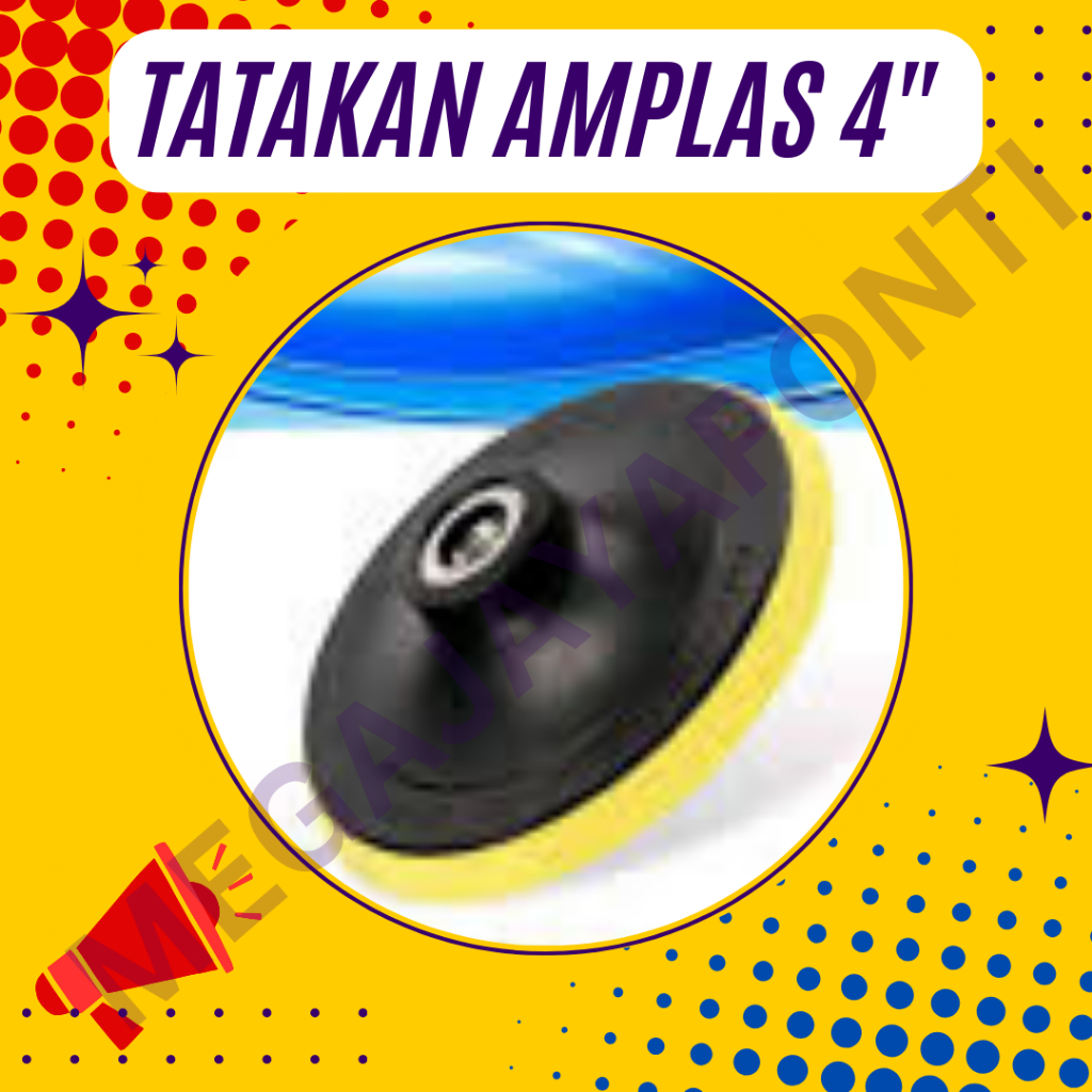 Jual Tatakan Amplas 4inch Perekat Amplas Gerinda Tangan | Shopee Indonesia