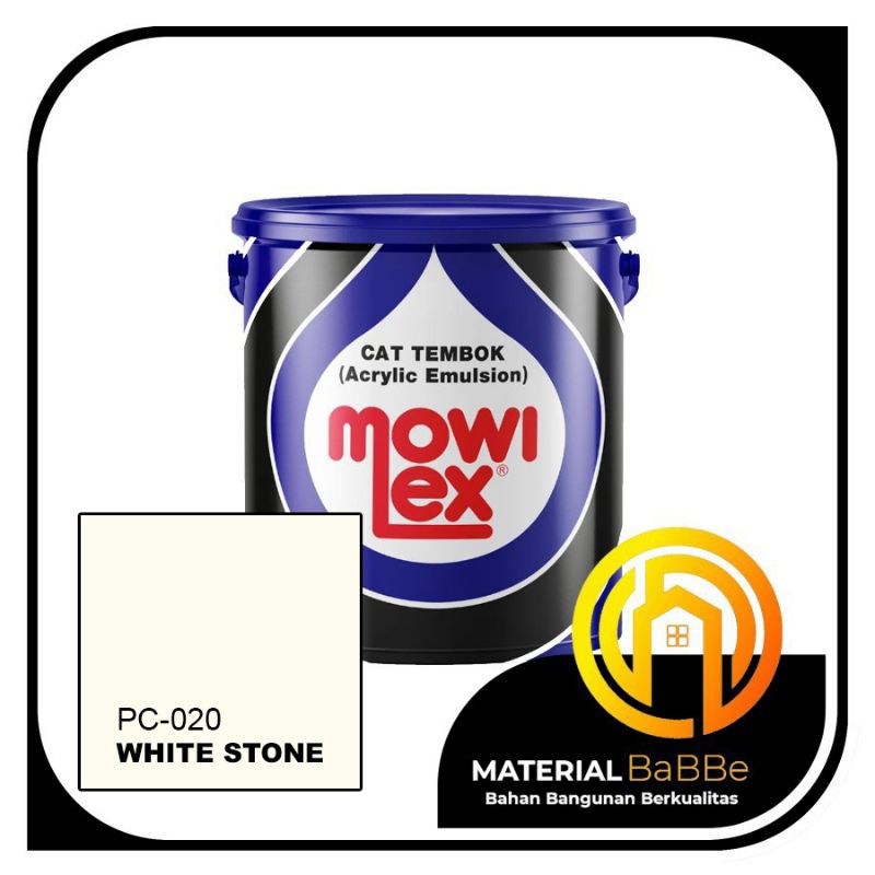 Jual Mowilex Emulsion PC-020 White Stone 2,5 Liter | Cat Dinding Dalam ...