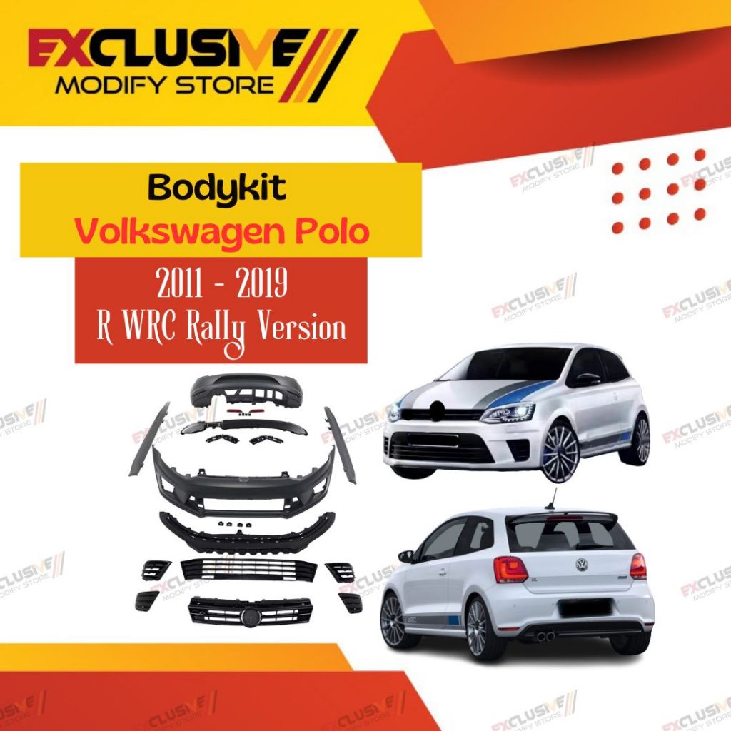Jual VOLKSWAGEN POLO (2011 - 2019) BODYKIT UPGRADE R WRC BODY KIT RALLY ...