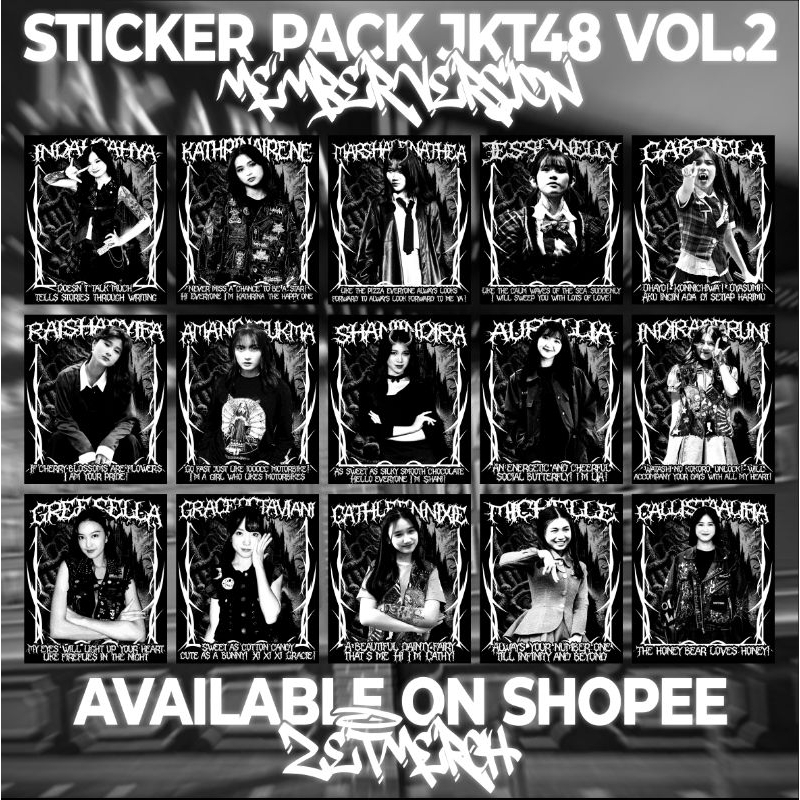 Jual Sticker JKT48 member version Sticker pack jkt48 vol.2 | Shopee ...