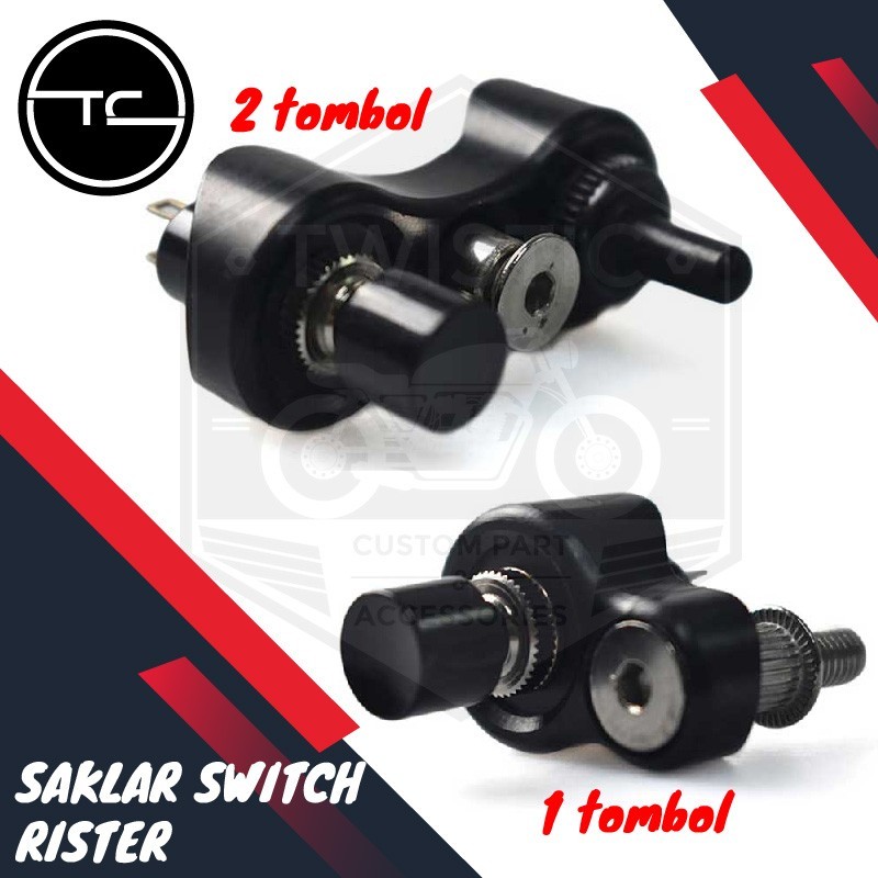 Jual Saklar Switch ON OFF Klakson Rister Motor Custom Chopper Universal ...