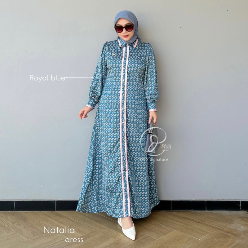 Jual DYN Signature Monogram Natalia Dress & Top | Dress Fashion Muslim ...